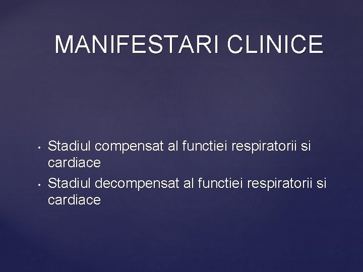 CORDUL PULMONAR CLASIFICARE Cord pulmonar acut Tromboembolism pulmonar