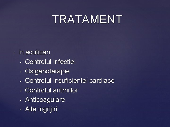CORDUL PULMONAR CLASIFICARE Cord pulmonar acut Tromboembolism pulmonar