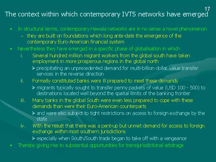 1 The Operation of Transjurisdictional Value Transfer Systems