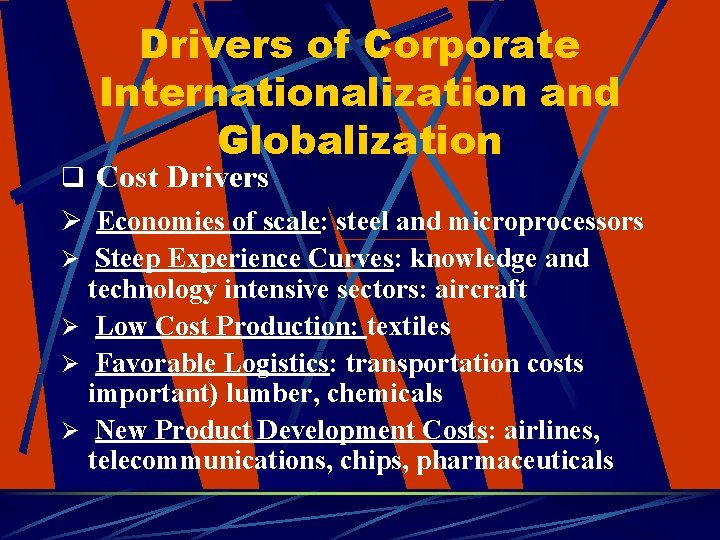 Chapter 8 Internationalization and Globalization John S Hill