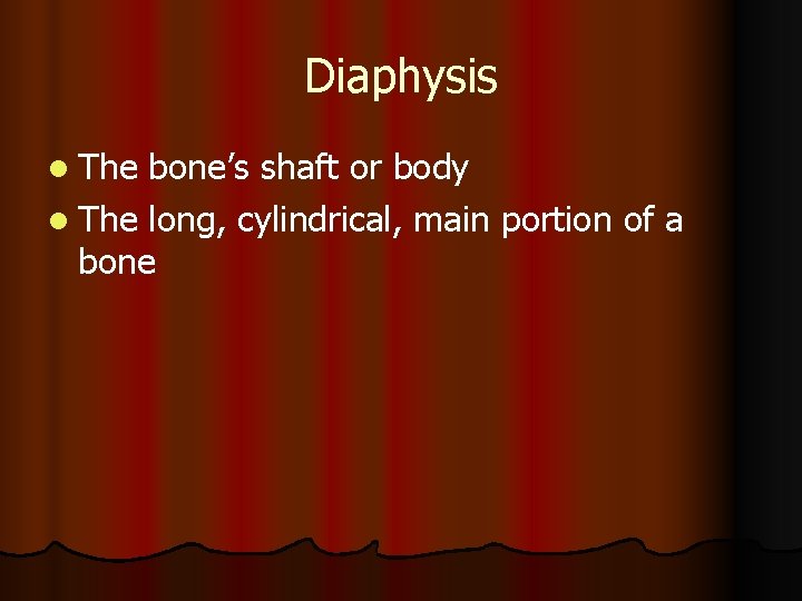 Skeletal Tissue Structure of Bones Parts of a