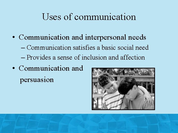 Communication between 9 th Edition cultures Chapter 2