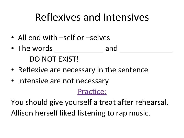 Pronouns 2 B Mann CRSD South Possessives Examples