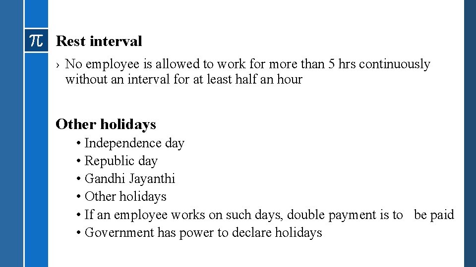 Shops and Establishment Act 1961 Shops and commercial