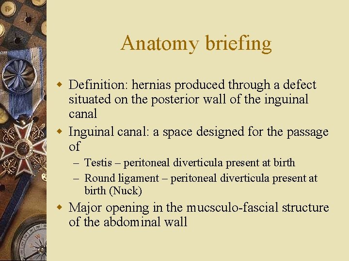 Hernias of the anterolateral wall of the abdomen