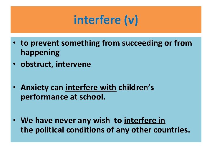 INTRODUCTION TO BUSINESS ENGLISH VOCABULARY moving adj exciting