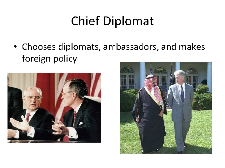 Executive Branch Presidential Qualifications 35 years old Natural