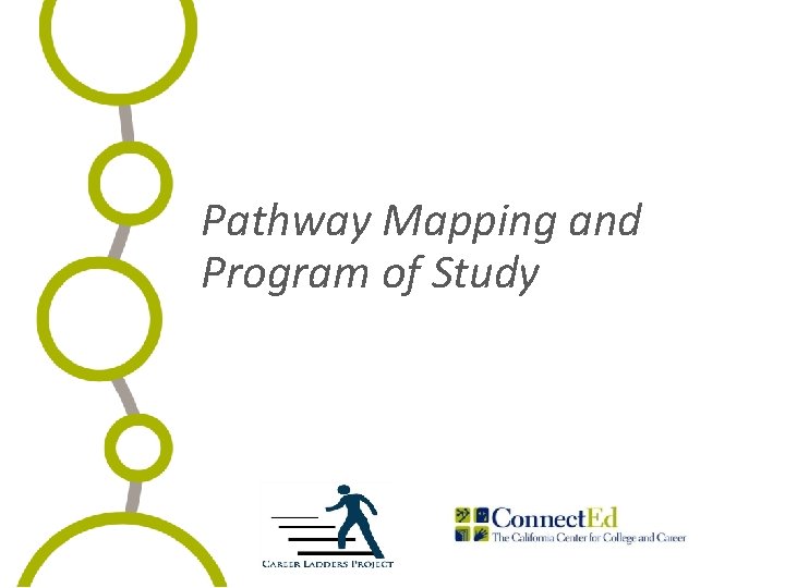 Pathway Mapping and Program of Study Welcome and