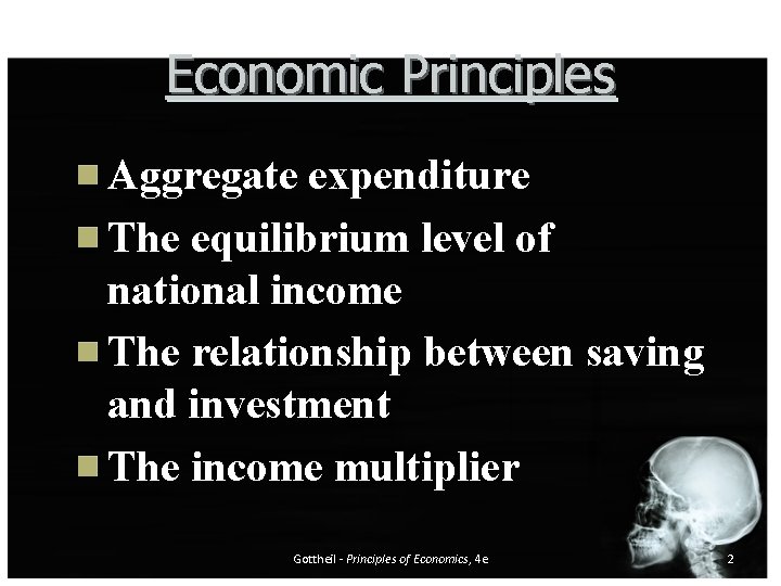 Chapter 7 Equilibrium National Income Economic Principles Aggregate