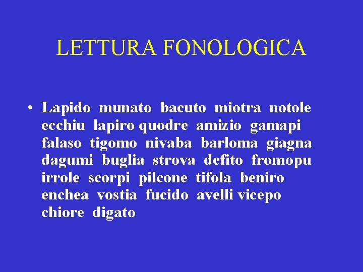 Disturbi Specifici dellApprendimento LA DISLESSIA EVOLUTIVA Enrico Profumo