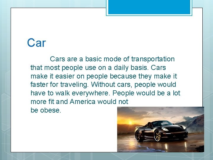 Simple Machines in a Car By Carleigh Moore