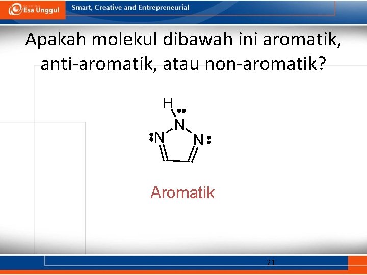 Senyawasenyawa Aromatik PERTEMUAN 10 Harizal S Pd M