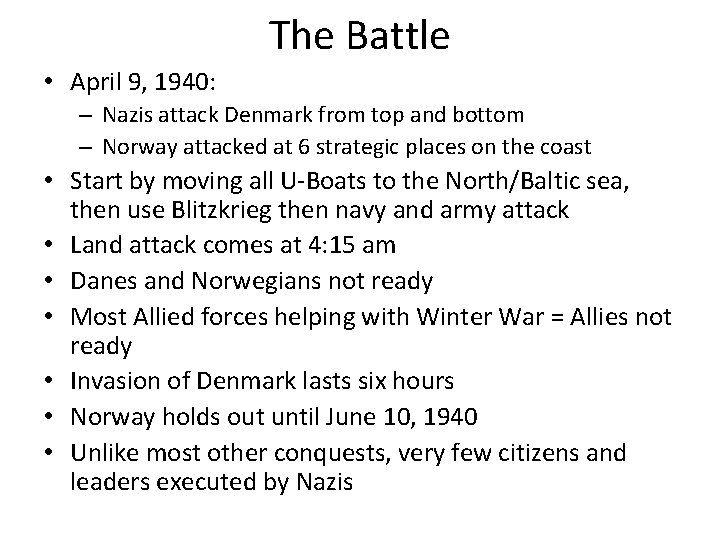 Operation Weserbung Nazi conquest of Denmark Norway Background
