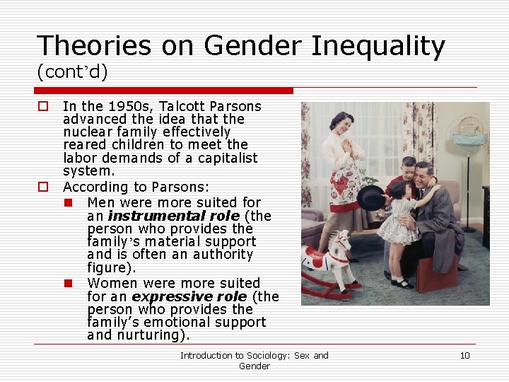 Lesson 6 Sex and Gender Introduction to Sociology