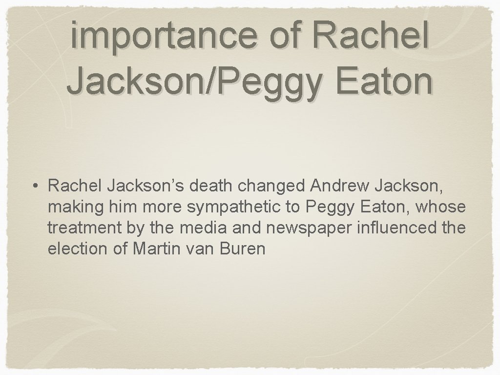 Rachel Jackson by Lesley Ramirez Rachel Jackson bio