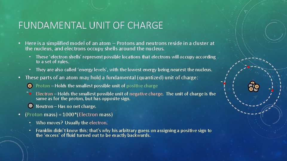 ELECTRIC CHARGE PES 1000 PHYSICS IN EVERYDAY LIFE