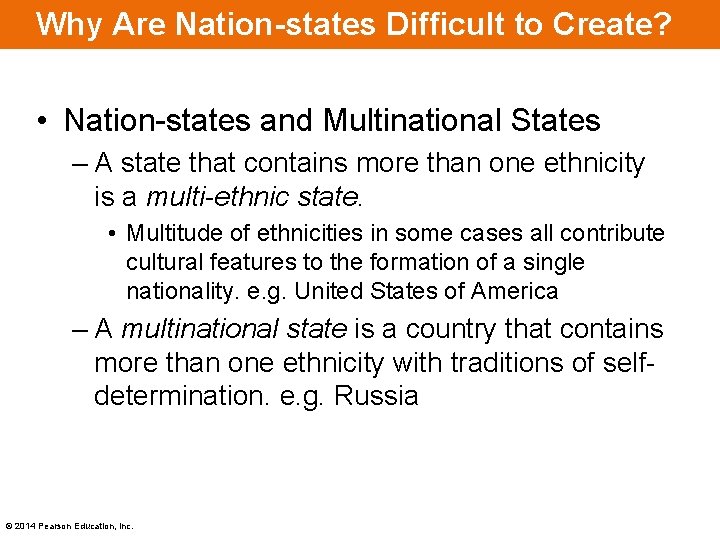 Key Issues Where are states distributed Why are