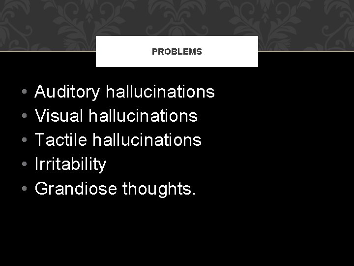 DONNIE DARKO By Cody Thacker DIAGNOSIS Axis 1