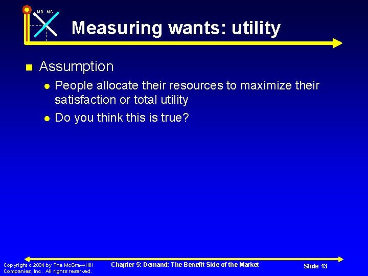MB MC Overview of Market Allocation The economic