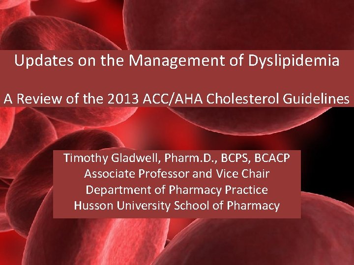 Updates on the Management of Dyslipidemia A Review