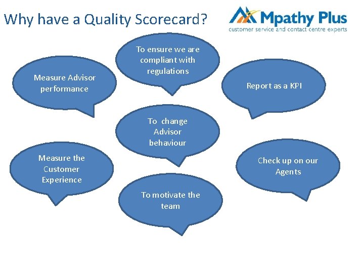 The Best Ways to Design a Quality Scorecard