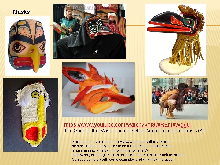 FNMI ART PART 2 CEREMONIAL AND SPIRITUAL ART