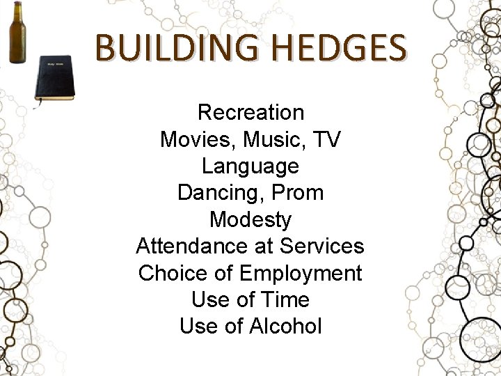 ALCOHOL and the CHRISTIAN APPLYING GODS WORD Hebrews