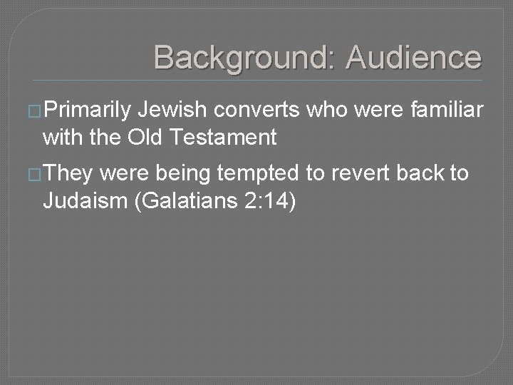 Book of Hebrews Background Information The High Priest