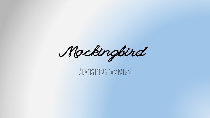 Mockingbird Advertising campaign Mockingbird Podcast Mockingbird ...