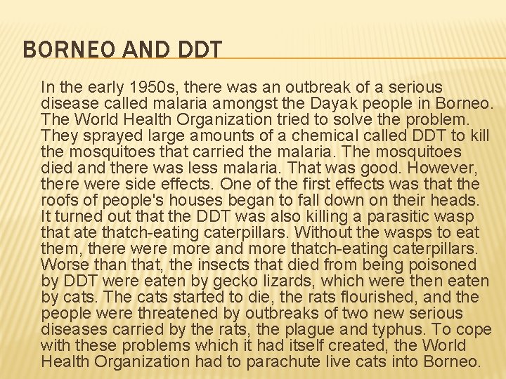 Grade 9 Science PESTS AND PESTICIDES BIOACCUMULATION PESTS