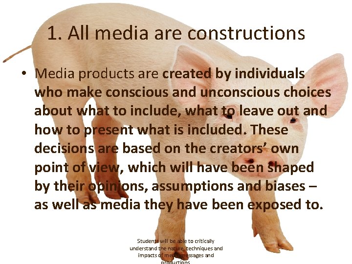 Five Key Concepts for Media Literacy By John
