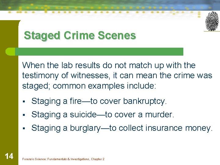 Chapter 2 Crime Scene Investigation and Evidence Collection