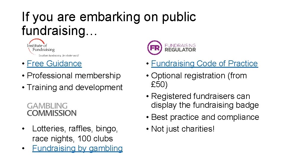 Its not all about grants raising funds in