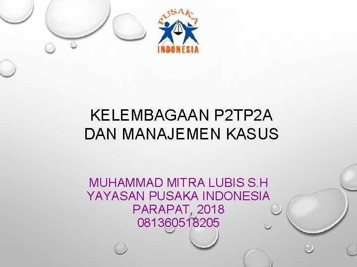 KELEMBAGAAN P 2 TP 2 A DAN MANAJEMEN