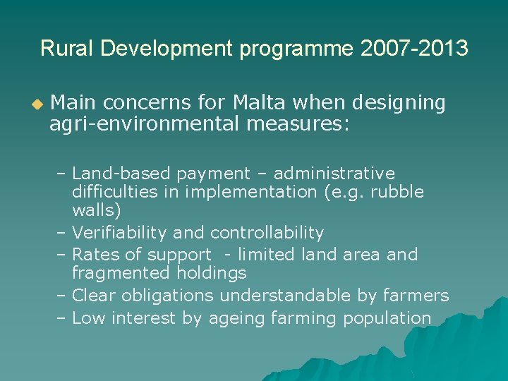 Nature Conservation and the EU Policy for Sustainable