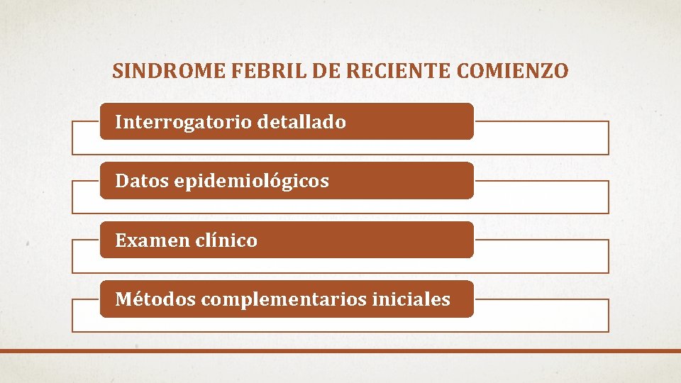 RAZONAMIENTO INICIAL DEL PACIENTE FEBRIL DR GUILLERMO A