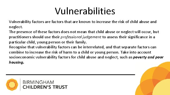 Adolescents Living with Neglect Presenter Ivora FerreiraBean Family