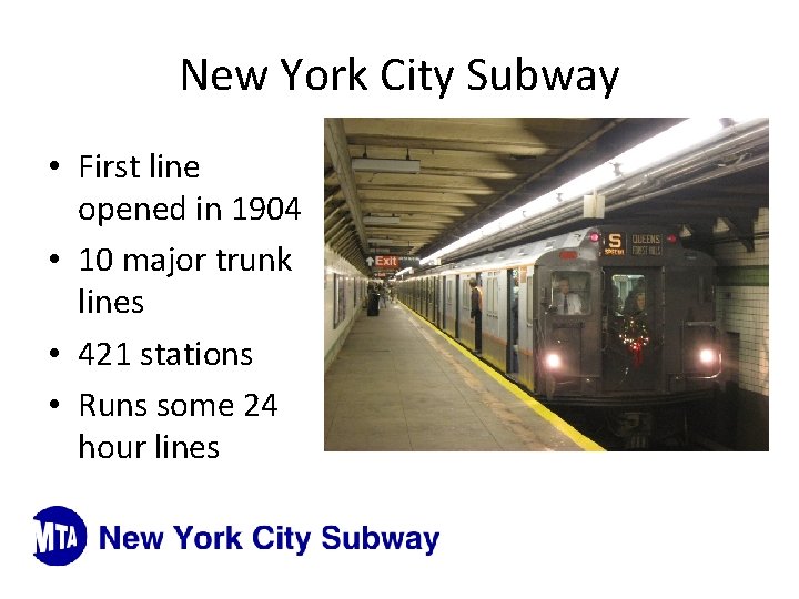 THE LONDON UNDERGROUND AKA The Tube Oldest underground