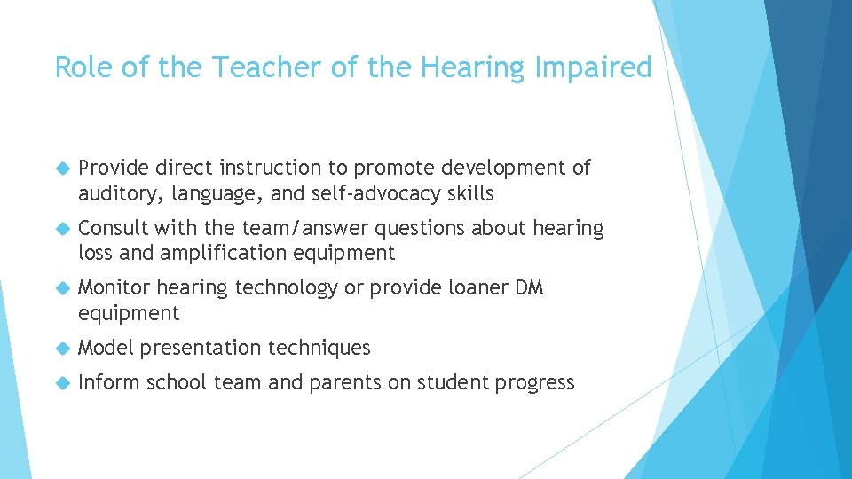 Getting to Know Your Student with Hearing Loss