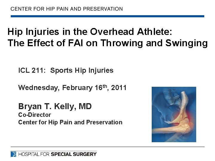 Hip Injuries in the Overhead Athlete The Effect