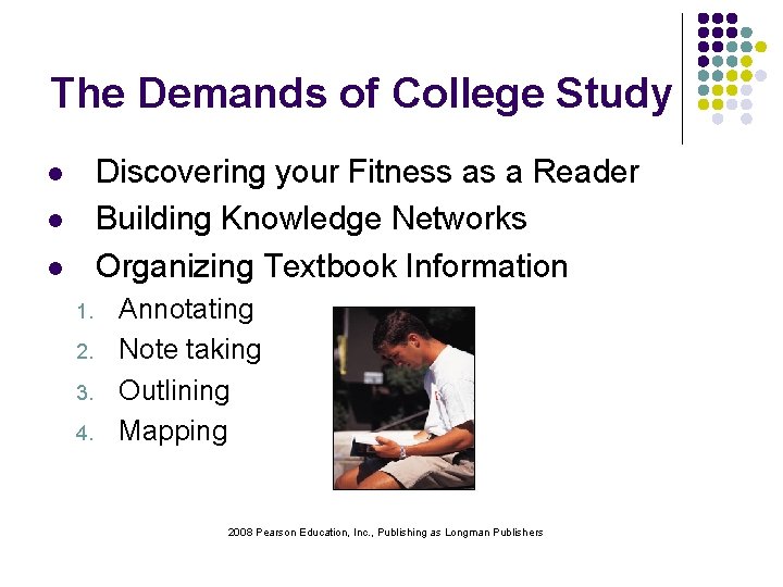 Chapter 6 Organizing Textbook Information Bridging the Gap