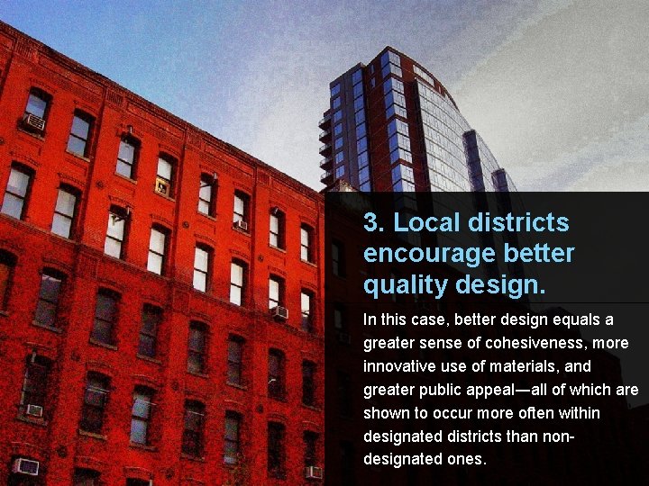 10 Benefits of LOCAL HISTORIC DISTRICTS 1 Local