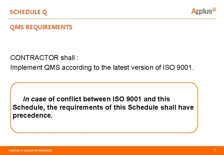 SCHEDULE Q Saudi Arabia Aprail 2020 SCHEDULE Q