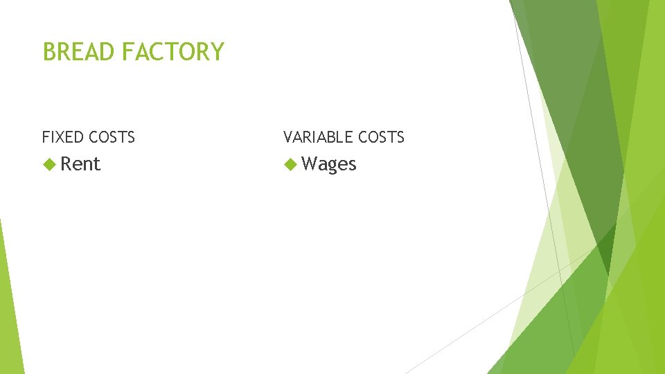COST Revenue profit Lesson objectives Difference between fixed