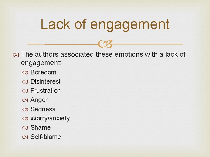 Highly Engaged Classroom Chapter 1 RESEARCH AND THEORY