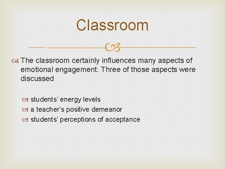 Highly Engaged Classroom Chapter 1 RESEARCH AND THEORY