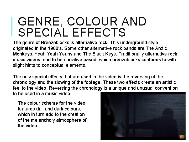 BREEZEBLOCKS By Altj Music Video Analysis CONTEXT Released