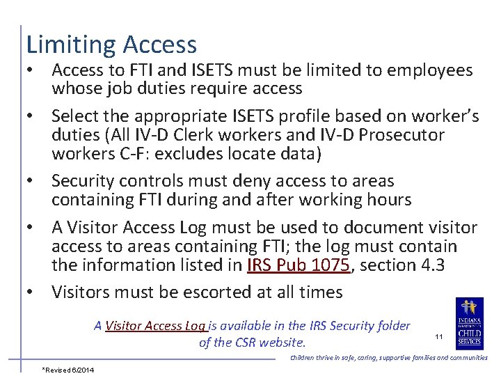 Safeguards for Protecting Federal Tax Information FTI Presentation