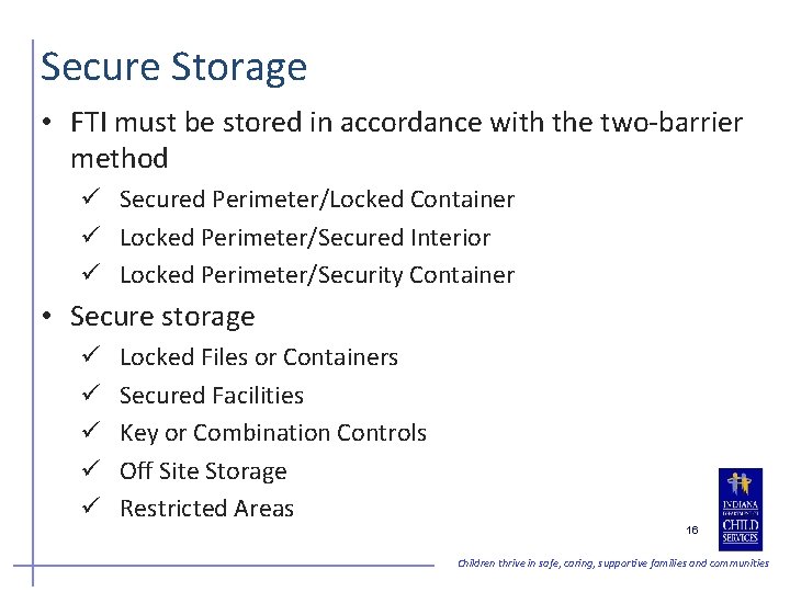 Safeguards for Protecting Federal Tax Information FTI Presentation