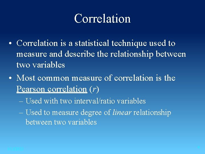 Sociology 210 Lecture 22 Correlation 1122022 1 Review